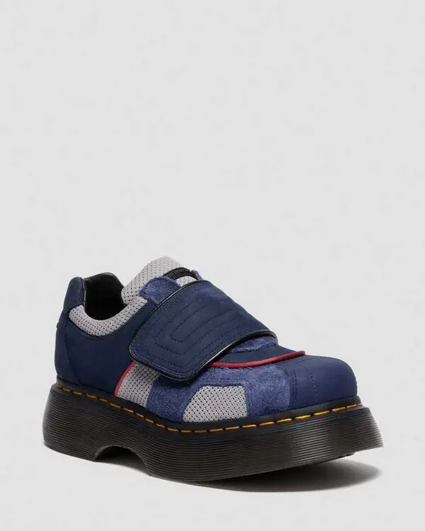 Dr. Martens Buzz Strap Mixed Material Shoes