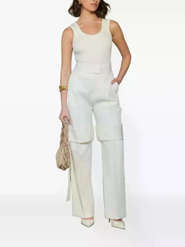 Manière De Voir Isabelle Belted Tailored Trousers