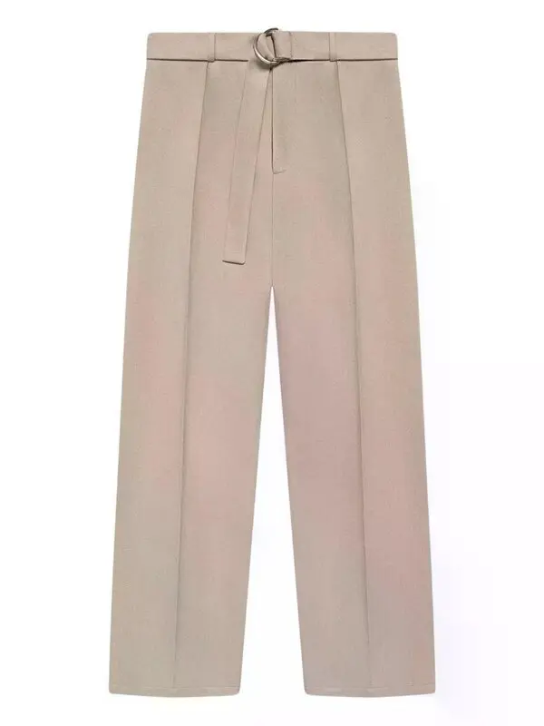 Manière De Voir Relaxed Fit Belted Tailored Trousers