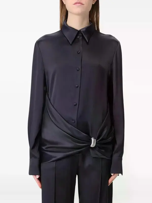 Alberta Ferretti Cape-sleeves Maxi Dress