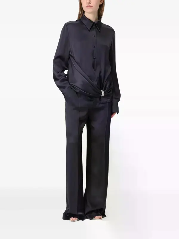 Alberta Ferretti Cape-sleeves Maxi Dress