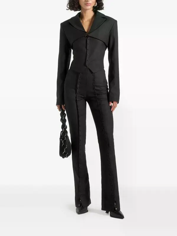 Manière De Voir Lise Cropped Blazer Set