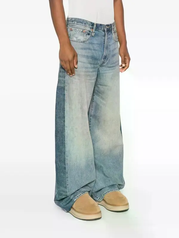 R13 Colour-block Panelled Jeans