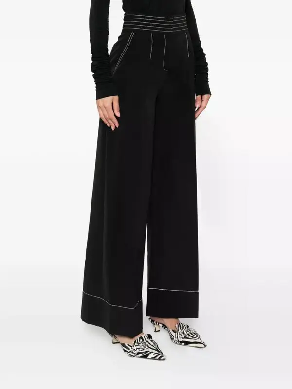 Karl Lagerfeld Contrast-stitching Trousers