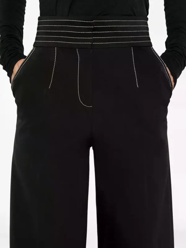 Karl Lagerfeld Contrast-stitching Trousers