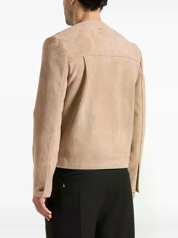 Manière De Voir Contrast-stitch Zip-fastening Jacket