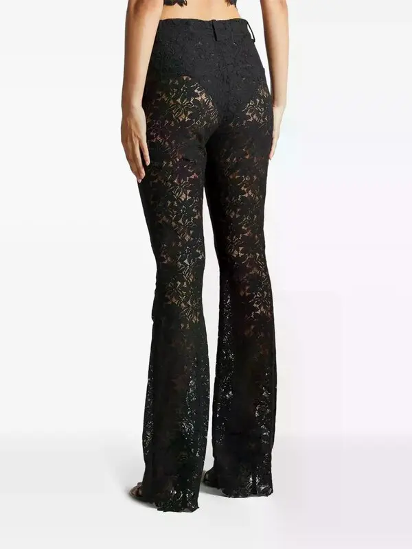 Manière De Voir Lace Flared Trousers