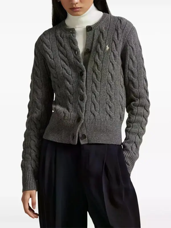 Polo Ralph Lauren Cable-knit Cardigan - Grey