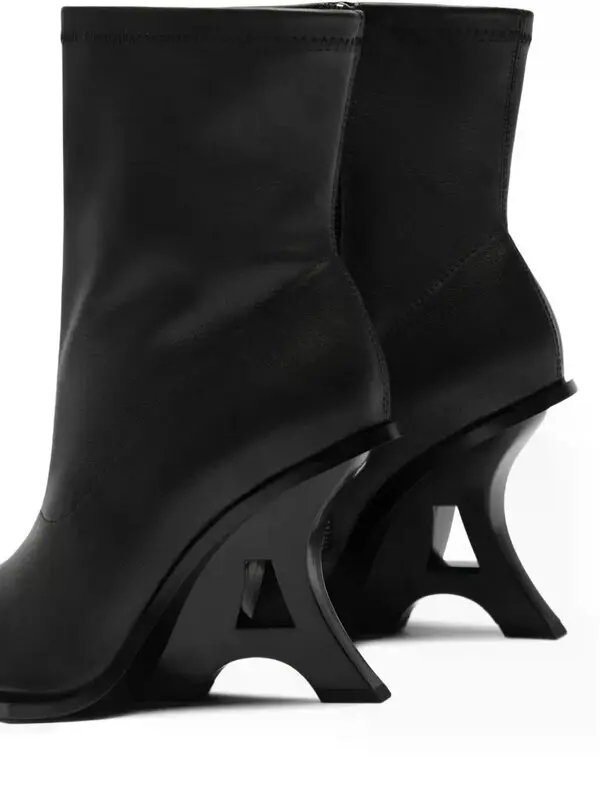 Manière De Voir Heeled Suede Boots - Black
