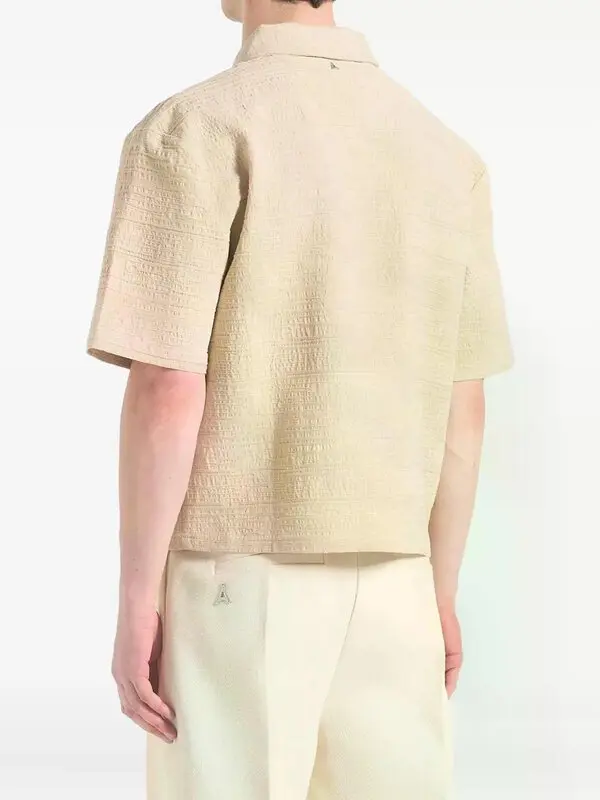 Manière De Voir Simon Boxy Textured Polo Shirt