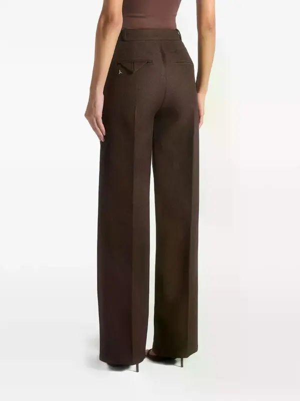 Manière De Voir Twin-pleat Tailored Trousers - Brown