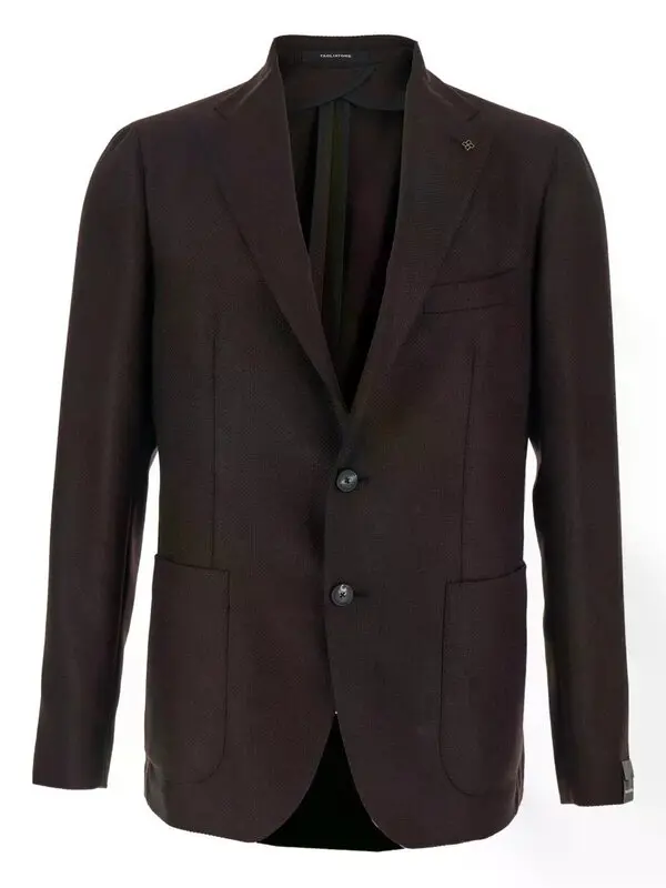 Tagliatore Single-breasted Patch-pocket Blazer