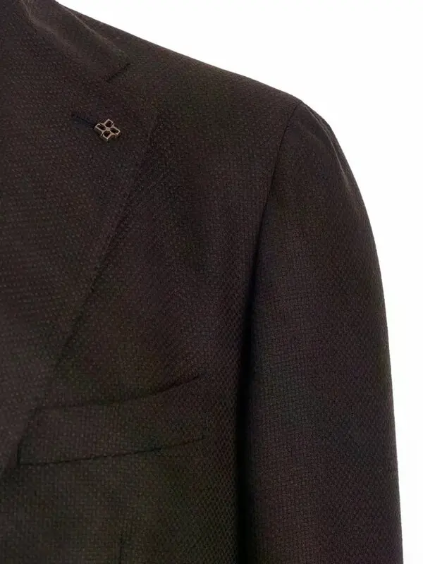 Tagliatore Single-breasted Patch-pocket Blazer
