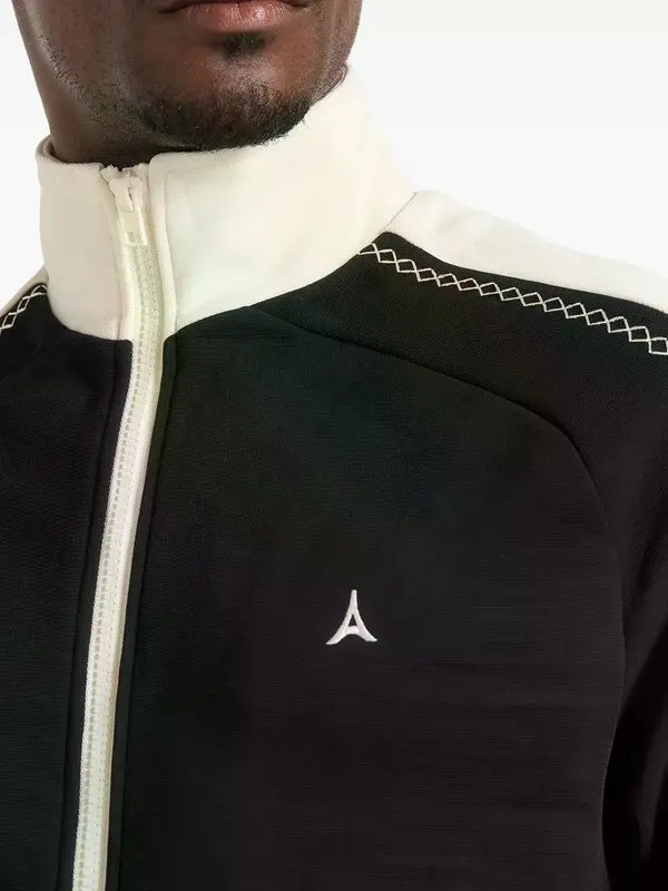 Manière De Voir Contrast-whipstitch Raglan Track Jacket
