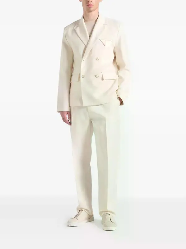 Manière De Voir Didier Double Breasted Tailored Suit Jacket