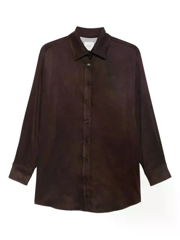 ALYSI Long Sleeve Button-down Shirt