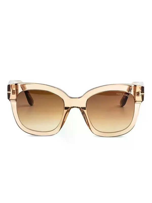 TOM FORD Beatrix Cat-eye Frame Sunglasses - Neutrals