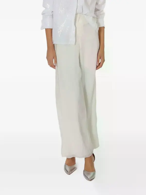 LETHICIA BRONSTEIN Lace-insert Trousers
