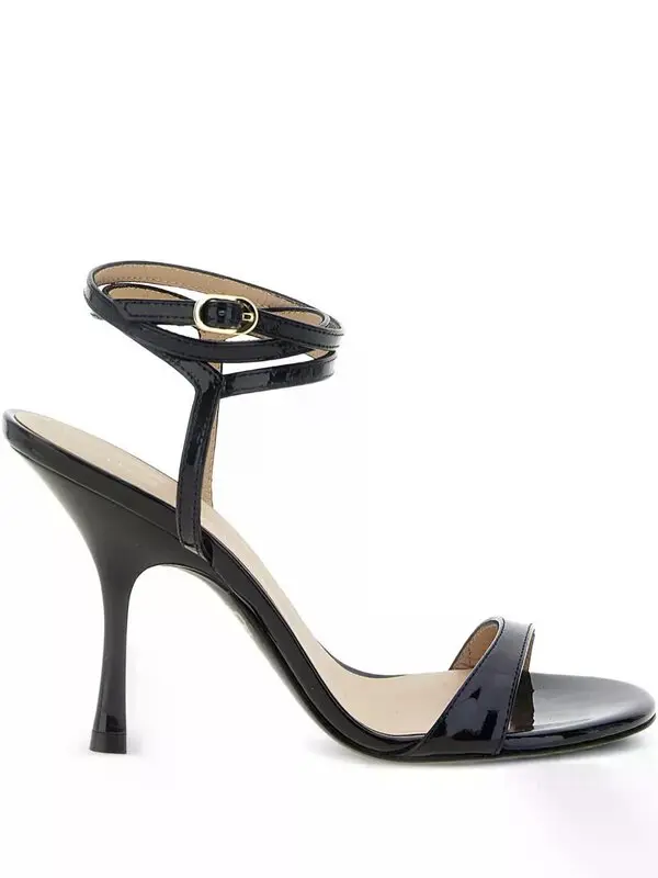 STUART WEITZMAN 100mm Nudist Wrap-ankle Sandals - Black