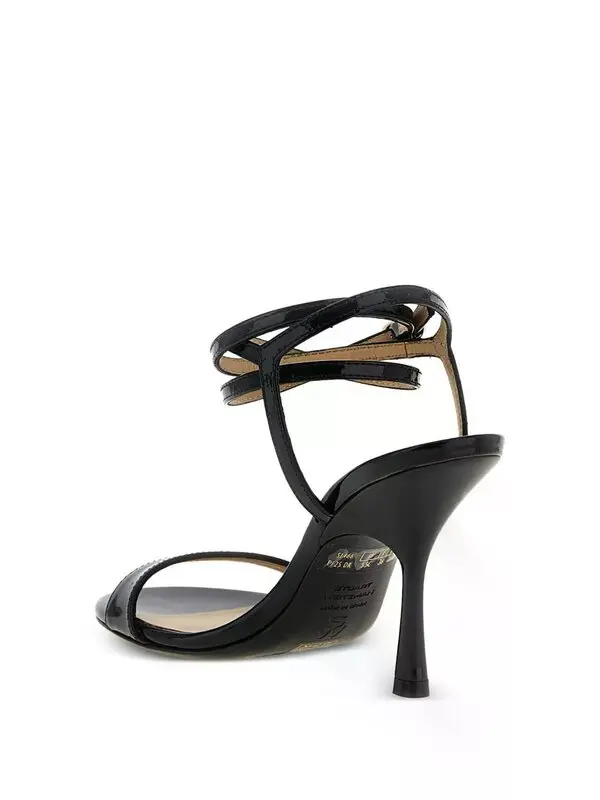 STUART WEITZMAN 100mm Nudist Wrap-ankle Sandals - Black