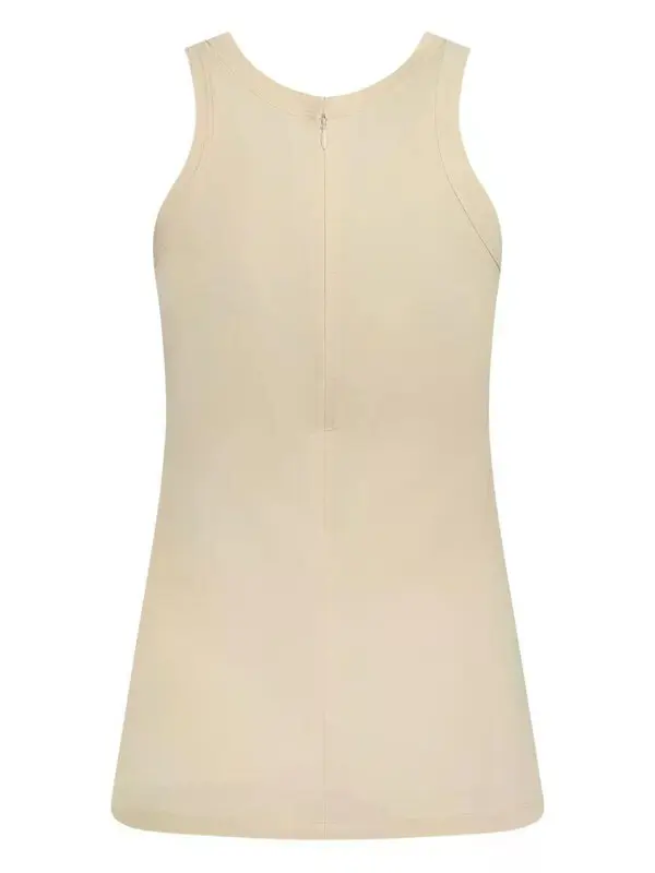 TOTEME Zip-back Tank Top - Neutrals