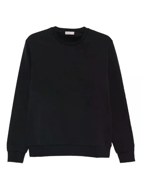 Herno Logo-embroidered Cotton Sweatshirt