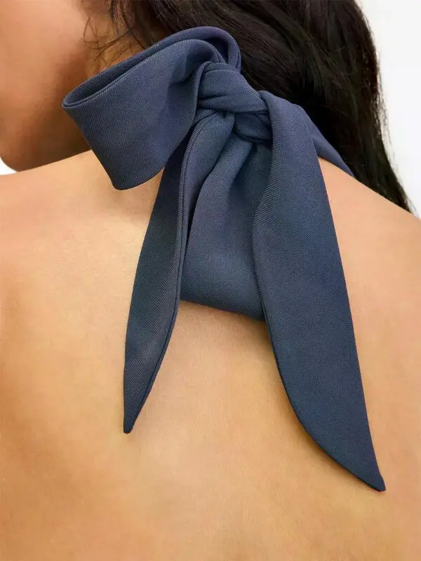 Cult Gaia Augusta Cowl-neck Top - Blue
