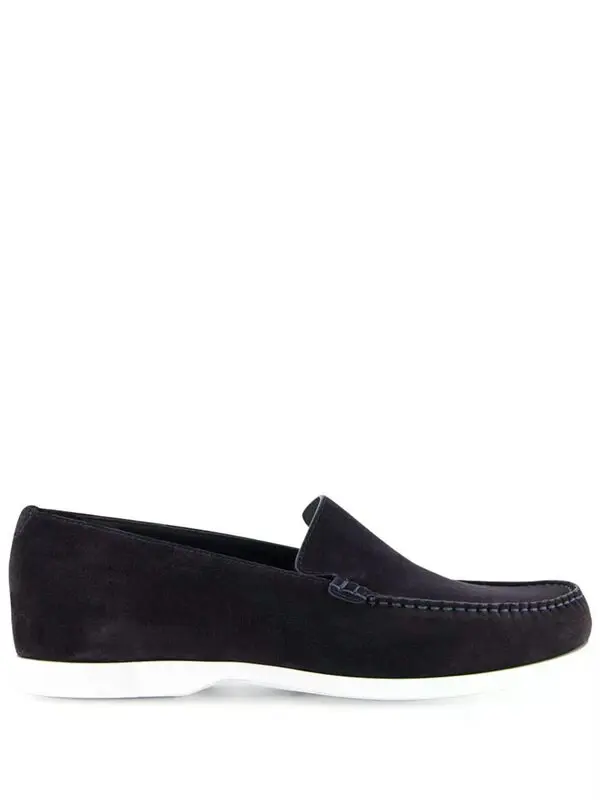 Manolo Blahnik Monaco Suede Loafers - Blue