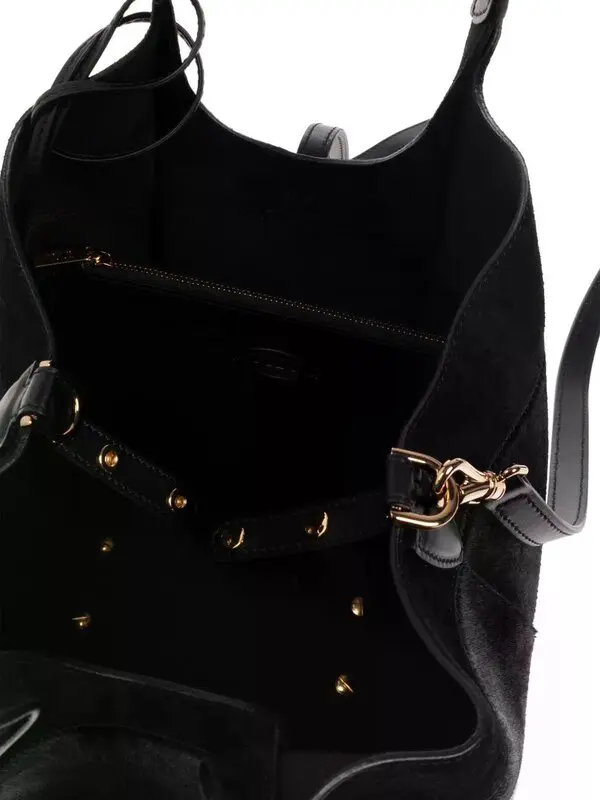 TOD'S Leather Tote Bag - Black