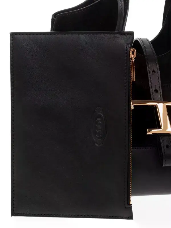 TOD'S Leather Tote Bag - Black