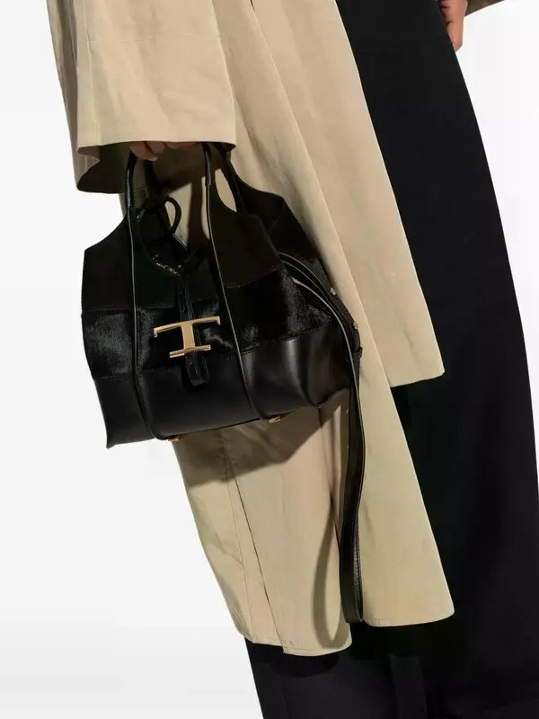 TOD'S Leather Tote Bag - Black