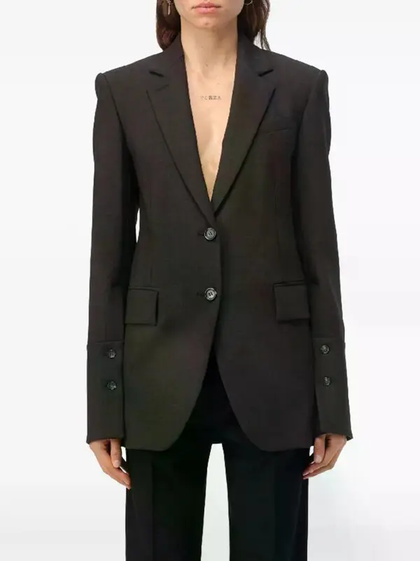 Sportmax Buttoned Single-breasted Blazer