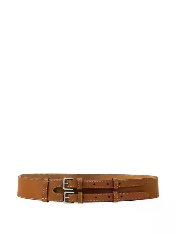 Ralph Lauren Leather Double-buckle Belt - Brown