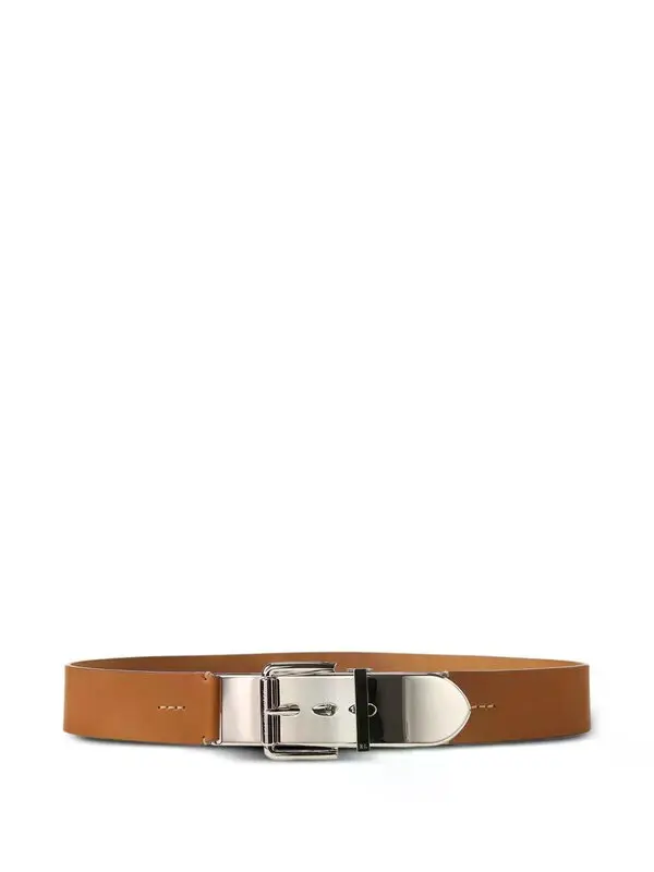 Ralph Lauren Leather Belt With Metal Buckle - Brown