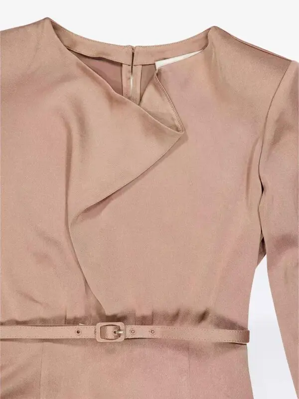 Roland Mouret Cowl-neck Midi Dress
