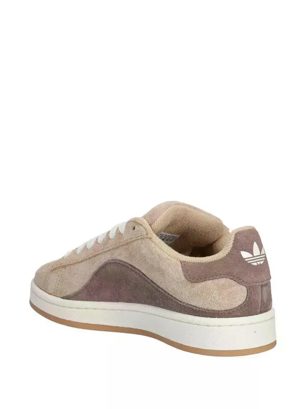 Adidas Suede Three-stripe Sneakers - Neutrals