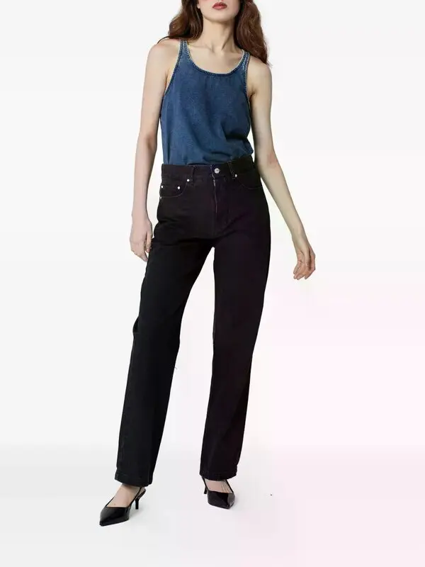 AMAPO High-waist Straight Jeans