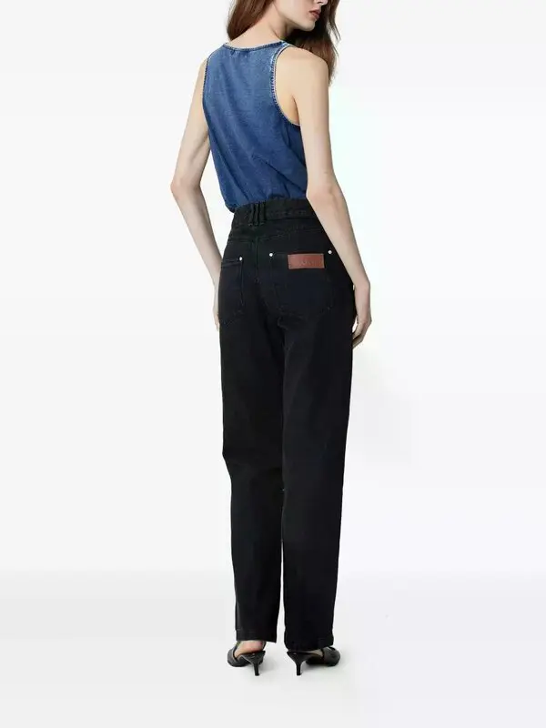 AMAPO High-waist Straight Jeans