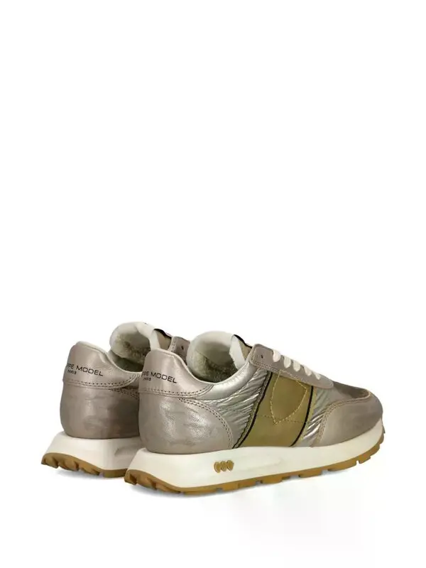Philippe Model Metallic Panel Low Top Sneakers - Neutrals
