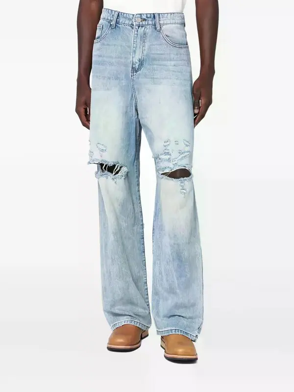 BASKETCASE Distressed-knee Jeans