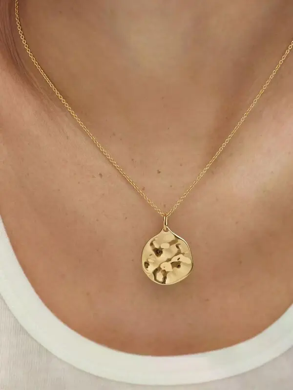 Monica Vinader Siren Muse Pendant - Gold