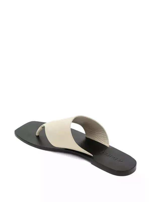 A.emery Leather Thong Slippers