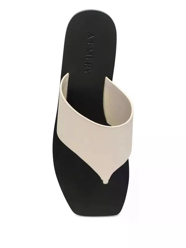 A.emery Leather Thong Slippers