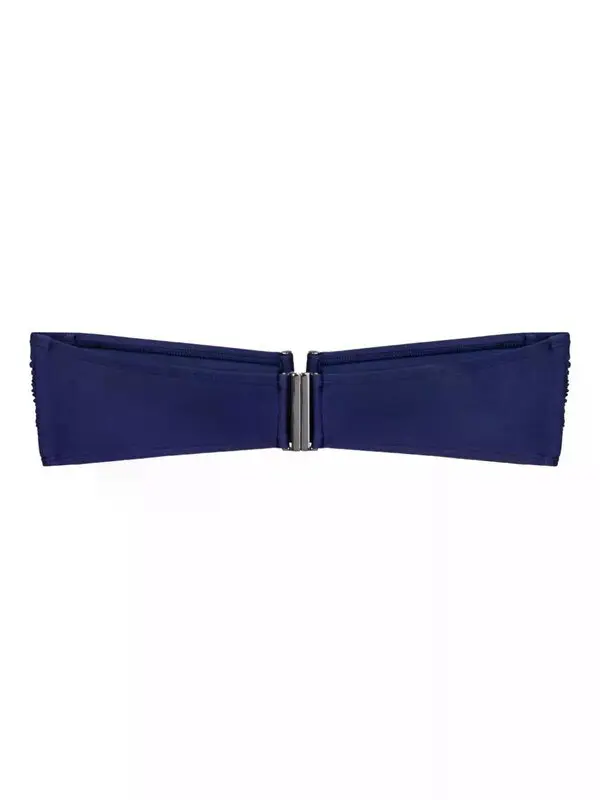 LENNY NIEMEYER Bandeau V-neck Bikini Top - Blue