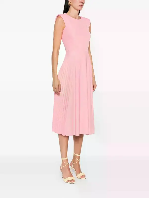 NISSA Pleated Midi Dress