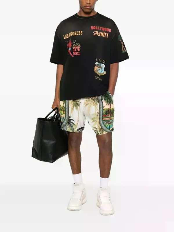 Amiri Graphic-print T-shirt - Black