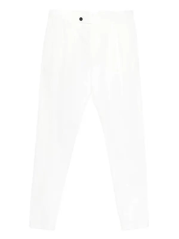 Eleventy Pleated Trousers - White