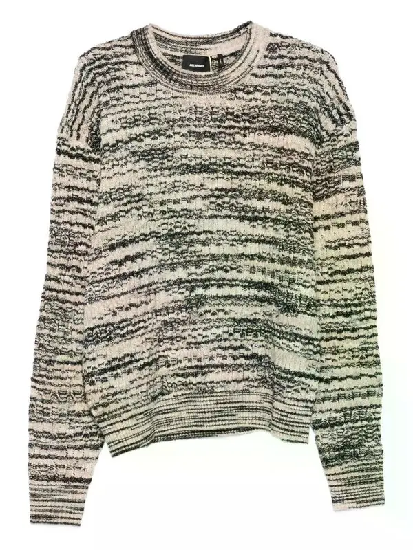 Axel Arigato Marl-knit Crew-neck Sweater