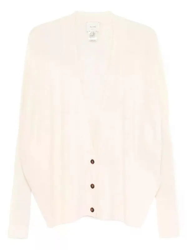 ALYSI Knitted Cardigan - Neutrals