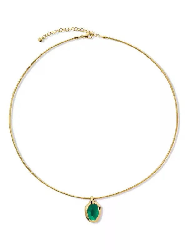 Monica Vinader Odyssey Gemstone Pendant Necklace - Gold